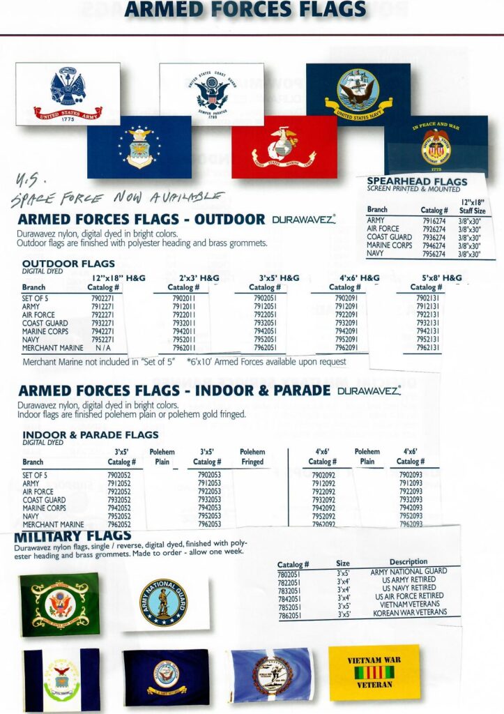 Armed Forces - United States Flag Service